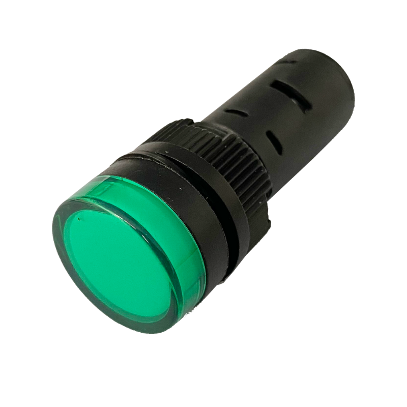 Luz Piloto Verde Led 230v 16mm – Wanting Chile SpA